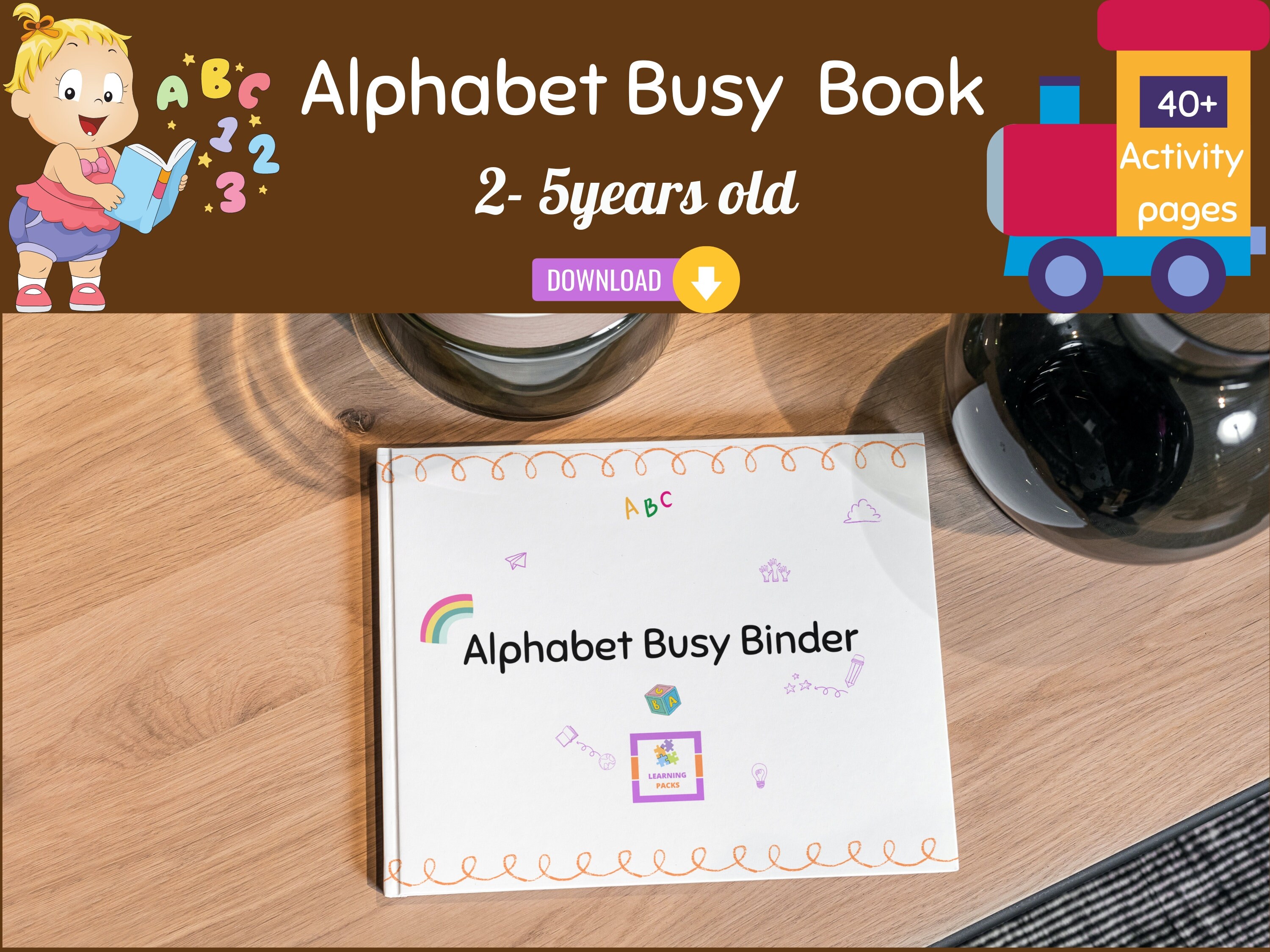 Letter of the Week, Alphabet Activity Book, Alphabet Matching Game ...