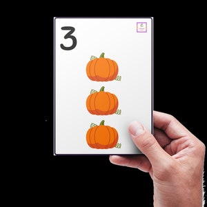 Autumn Flashcards Fall Alphabet Flashcards Digital - Etsy