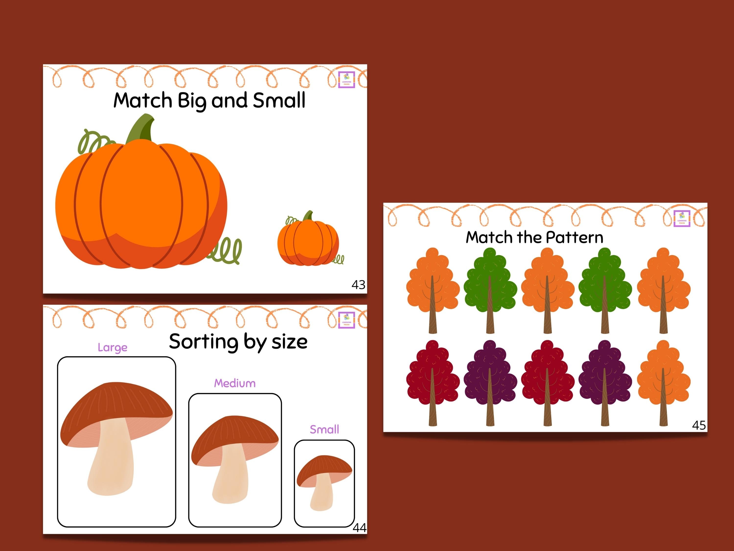 Fall Printable Busy Book Autumn Busy Book Fall Busy Binder - Etsy