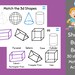 Shapes Busy Book Printable, Preschool Shapes Bundle, Printable Shapes ...