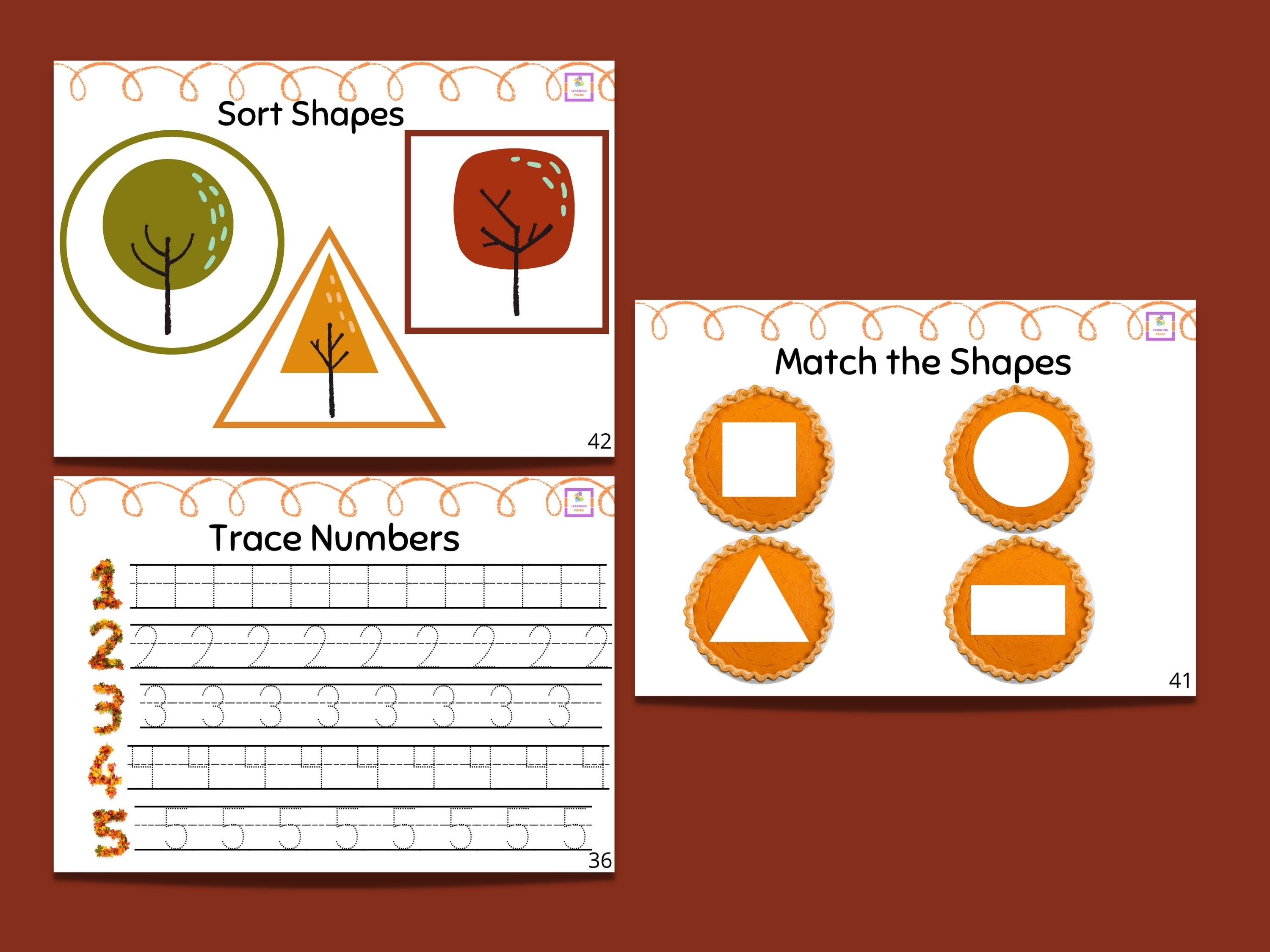 Fall Printable Busy Book Autumn Busy Book Fall Busy Binder - Etsy