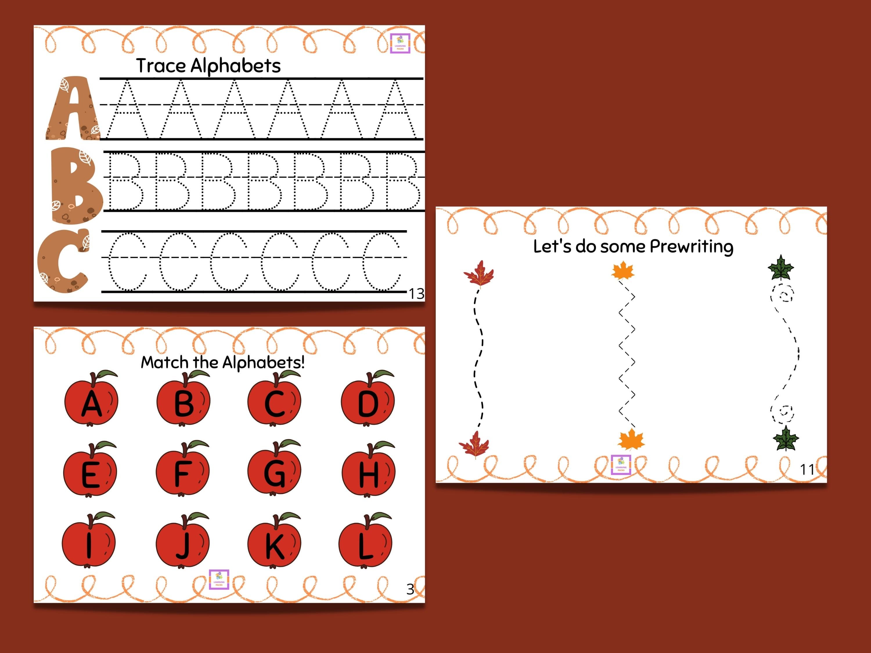 Fall Printable Busy Book Autumn Busy Book Fall Busy Binder - Etsy