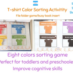 Toddler Busy Book Color Matching Activities Colors Learning - Etsy