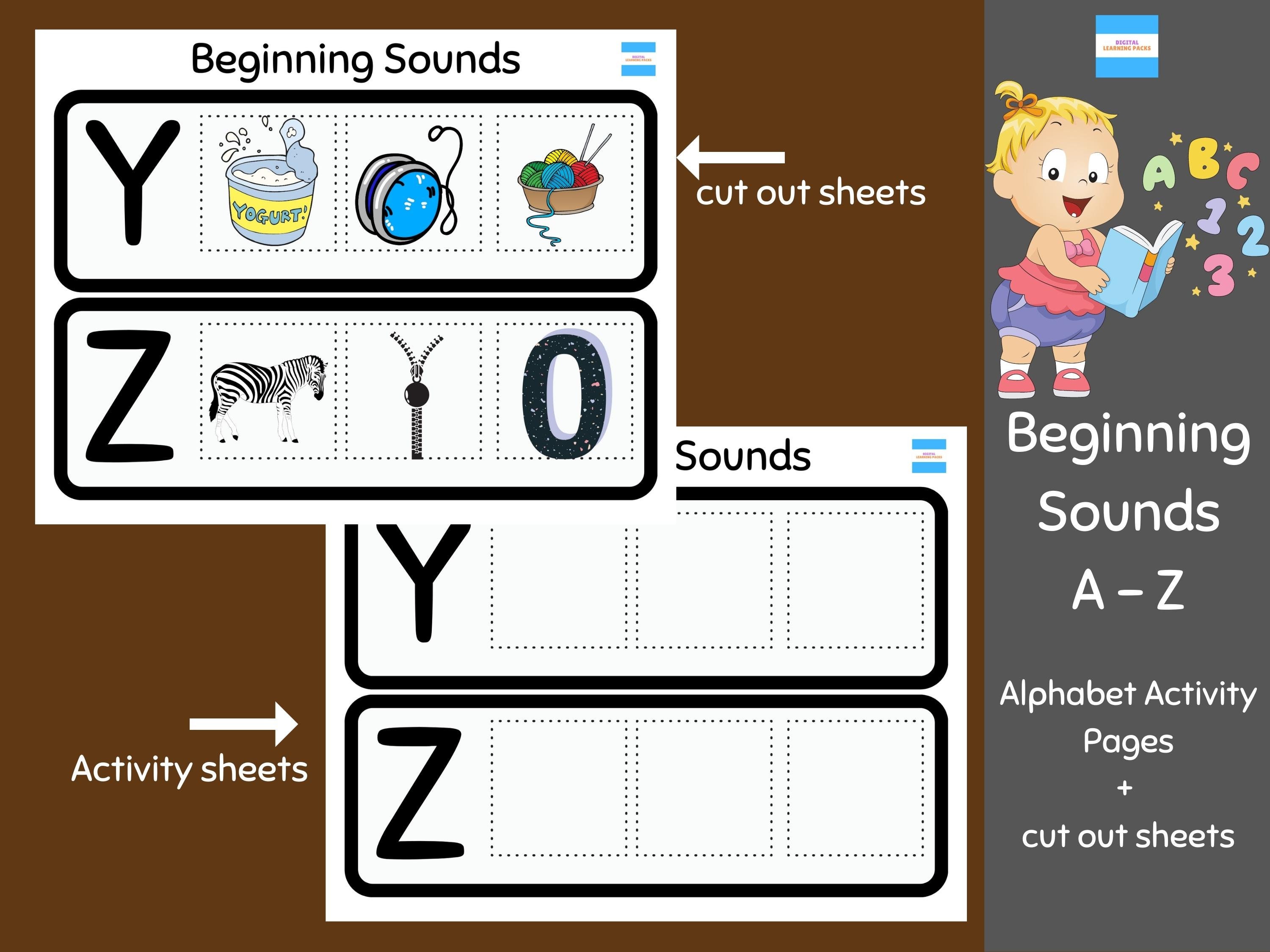 Beginning Sound Worksheet, Letter Sound Worksheet, Phonics Activity ...