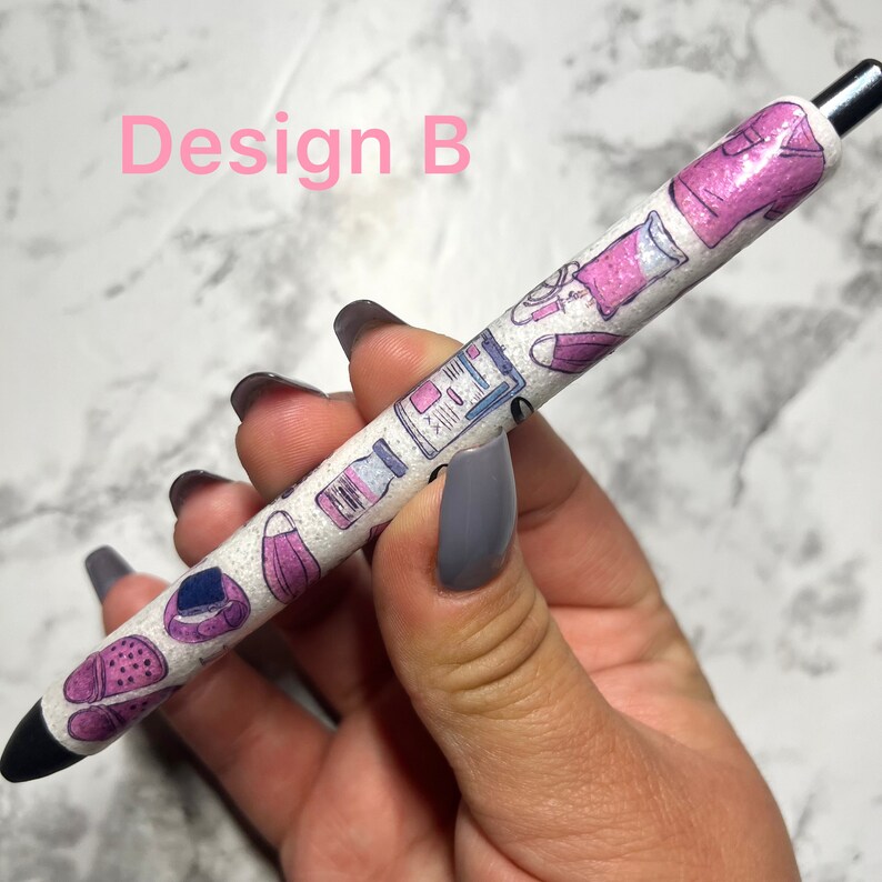 Nurse/medical Glitter Pen - Etsy