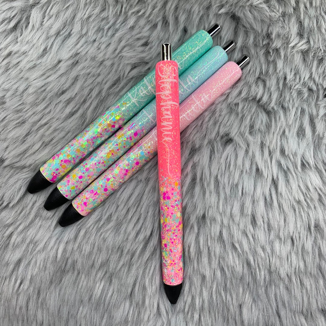 Confetti Custom Glitter Pen; Personalized Glitter Pen - Etsy