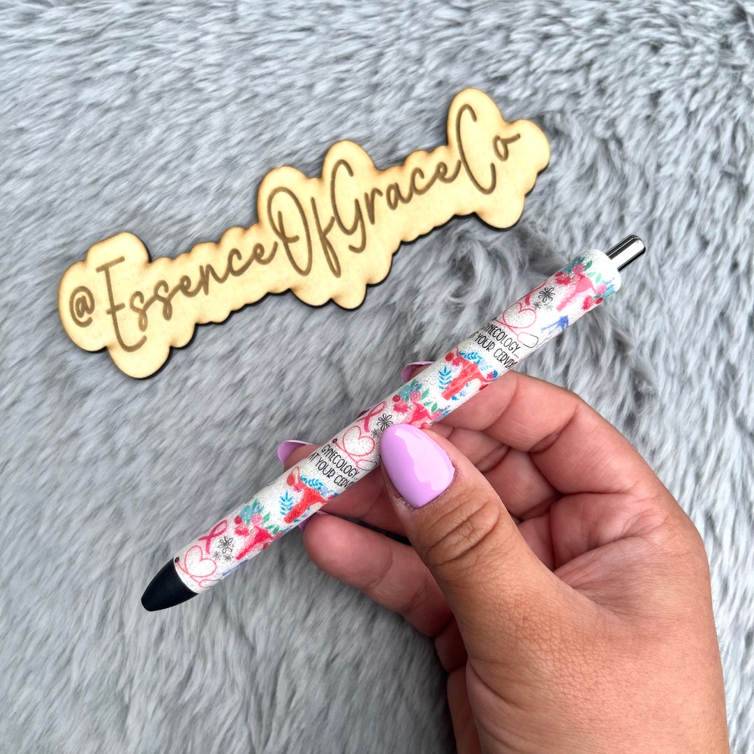 Gynecology Glitter Pen, Gynecologist Pen, OBGYN Pen, Doctor Pen, OB ...