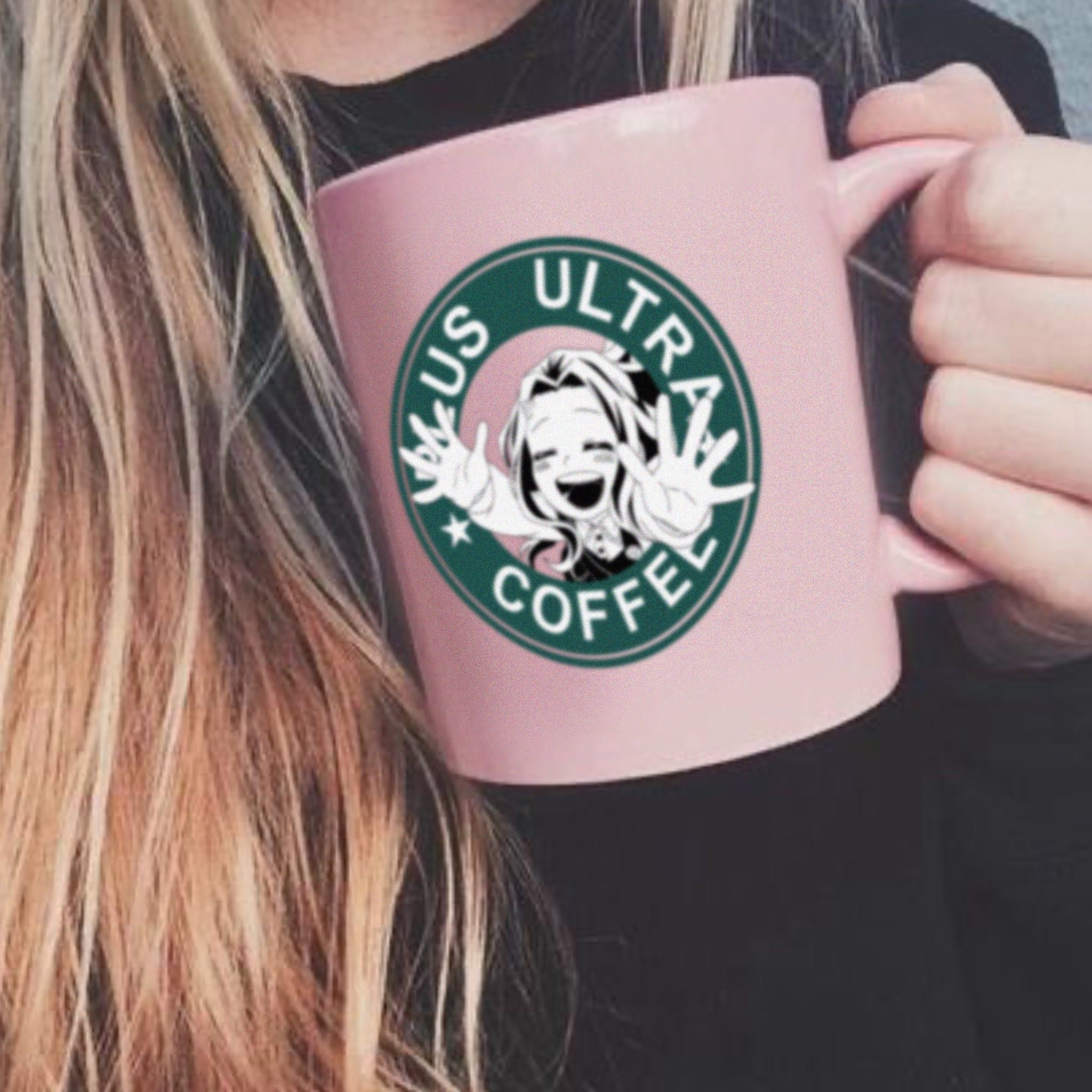 MHA Plus Ultra Coffee Sticker - Etsy