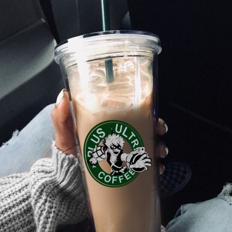 MHA Plus Ultra Coffee Sticker - Etsy