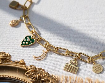 Charm Necklaces - Etsy UK