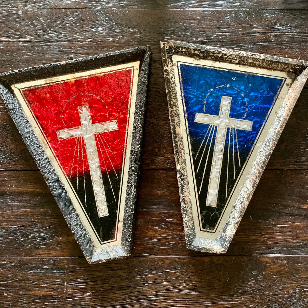 Vintage Carnival Cross Mirrors - Etsy