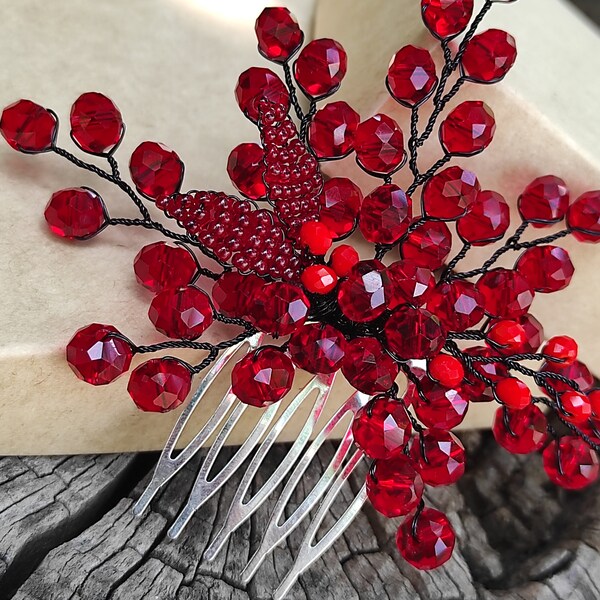 Red Hair Comb - Etsy UK