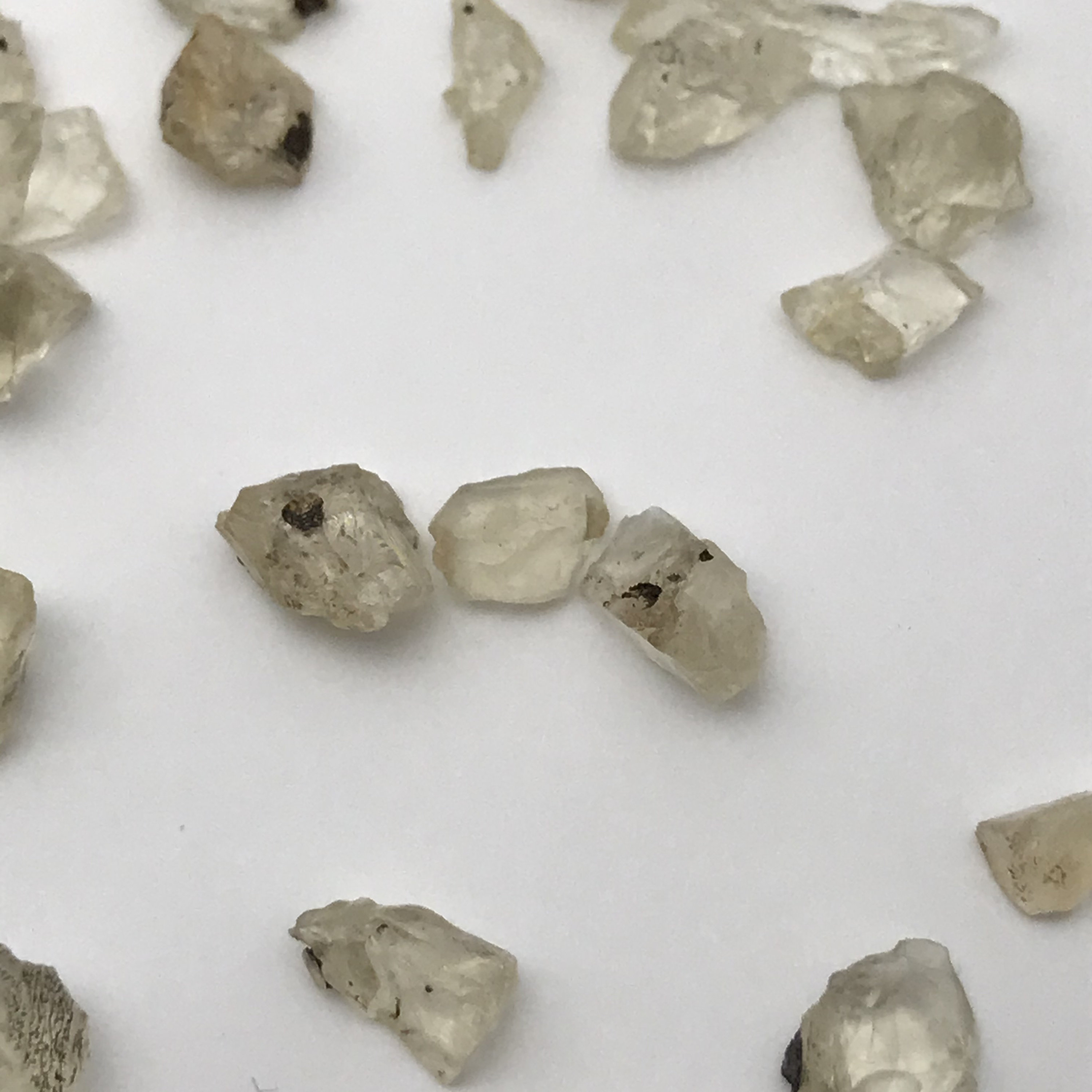 Three Raw Utah Sunstone Yellow Labradorite Crystal Tiny | Etsy