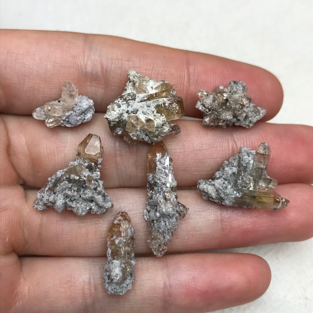 Pick One- Raw Sherry Topaz Crystal Clusters (fading Topaz) 4-15 Carat ...