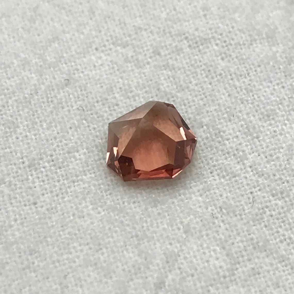 Light Orange Oregon Sunstone 1.39 Carat 7.8mm Custom Fancy | Etsy