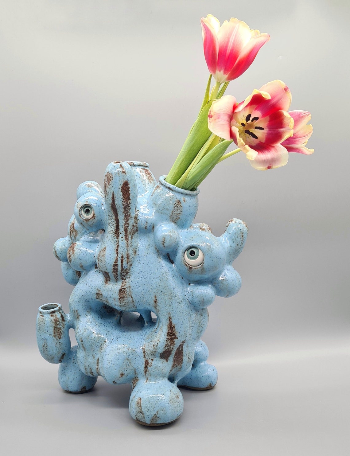 Unique Design Contemporary Ceramic Sculpture Vase SMILE - Etsy
