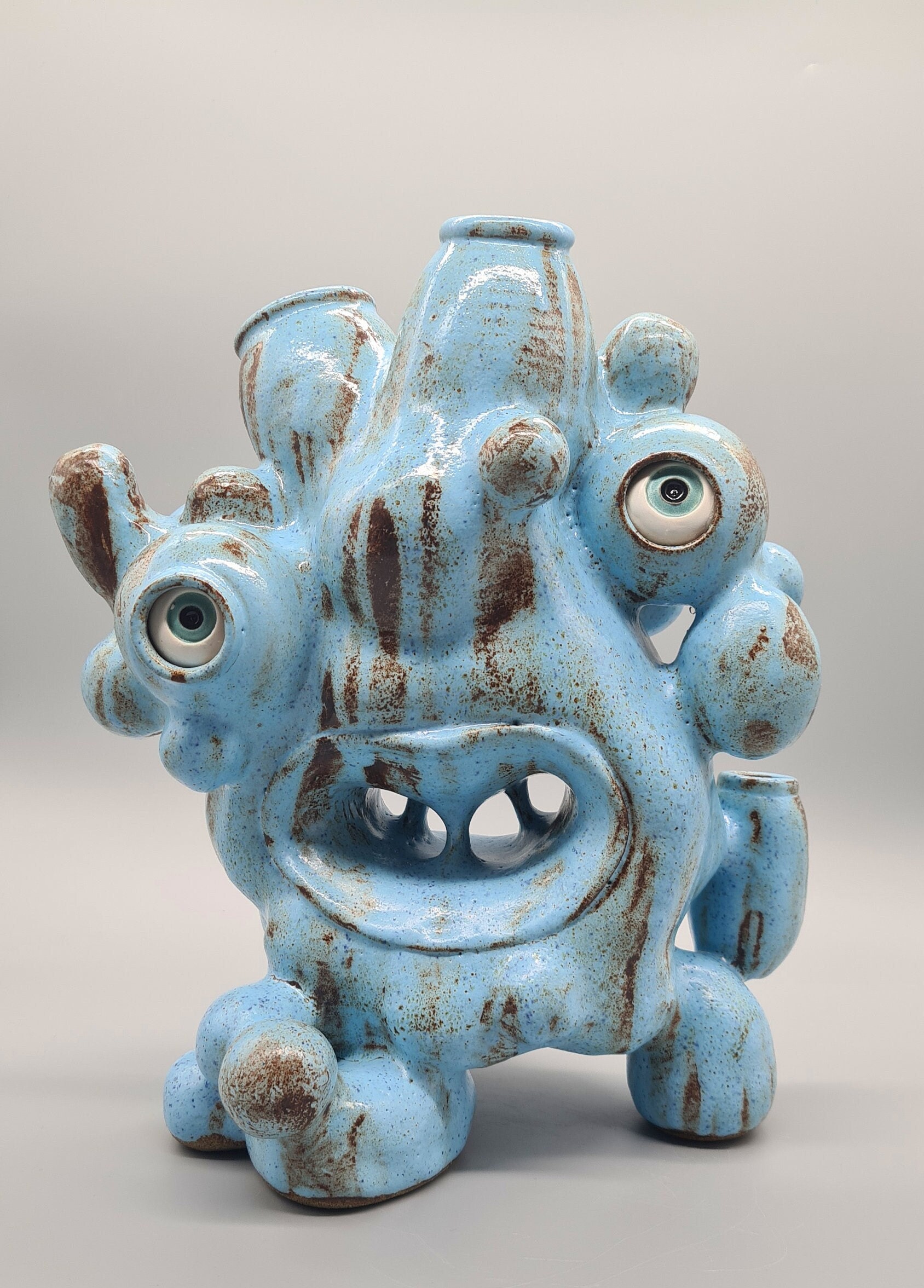 Unique Design Contemporary Ceramic Sculpture Vase SMILE - Etsy