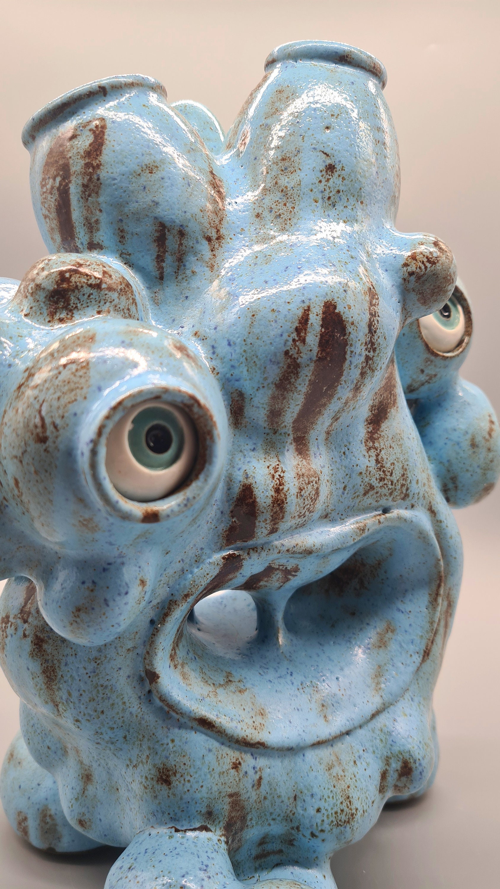 Unique Design Contemporary Ceramic Sculpture Vase SMILE - Etsy
