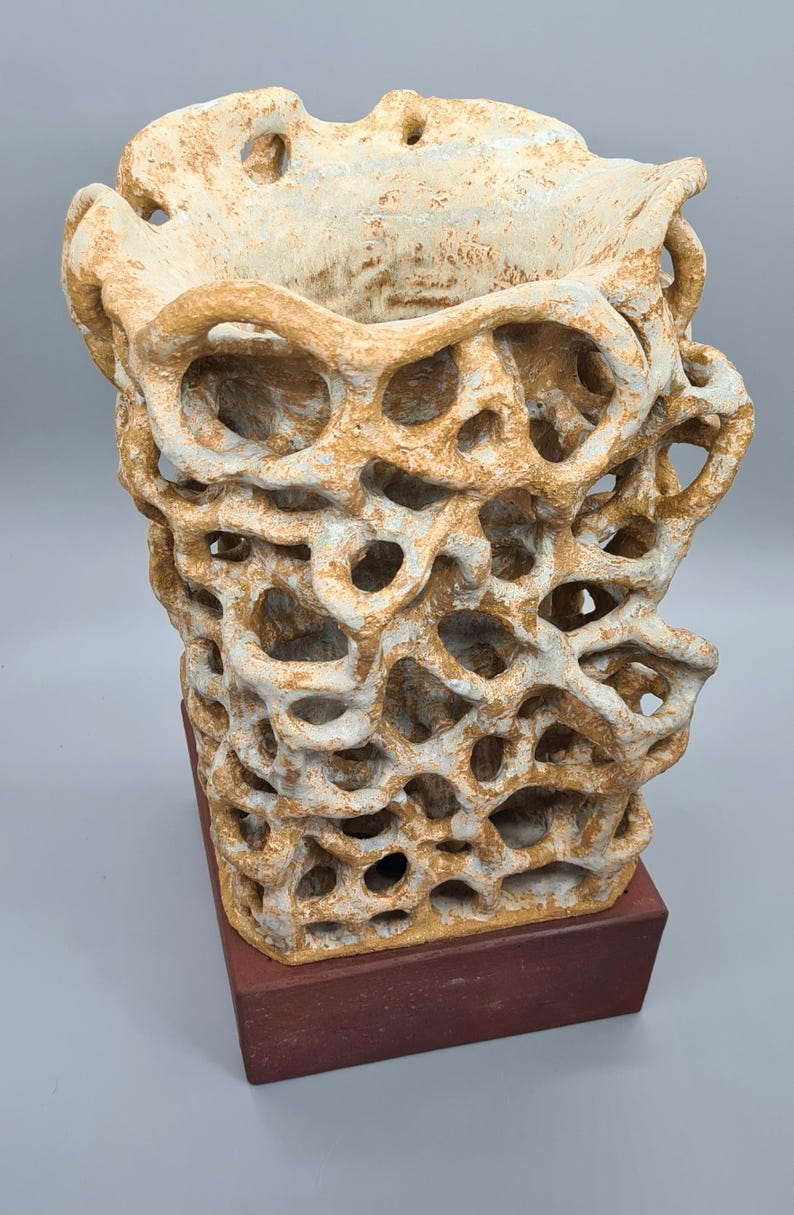 Stoneware Art Object, Unique Sculpture Vase - Etsy