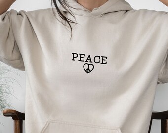 Peace Sign Jumper - Etsy UK