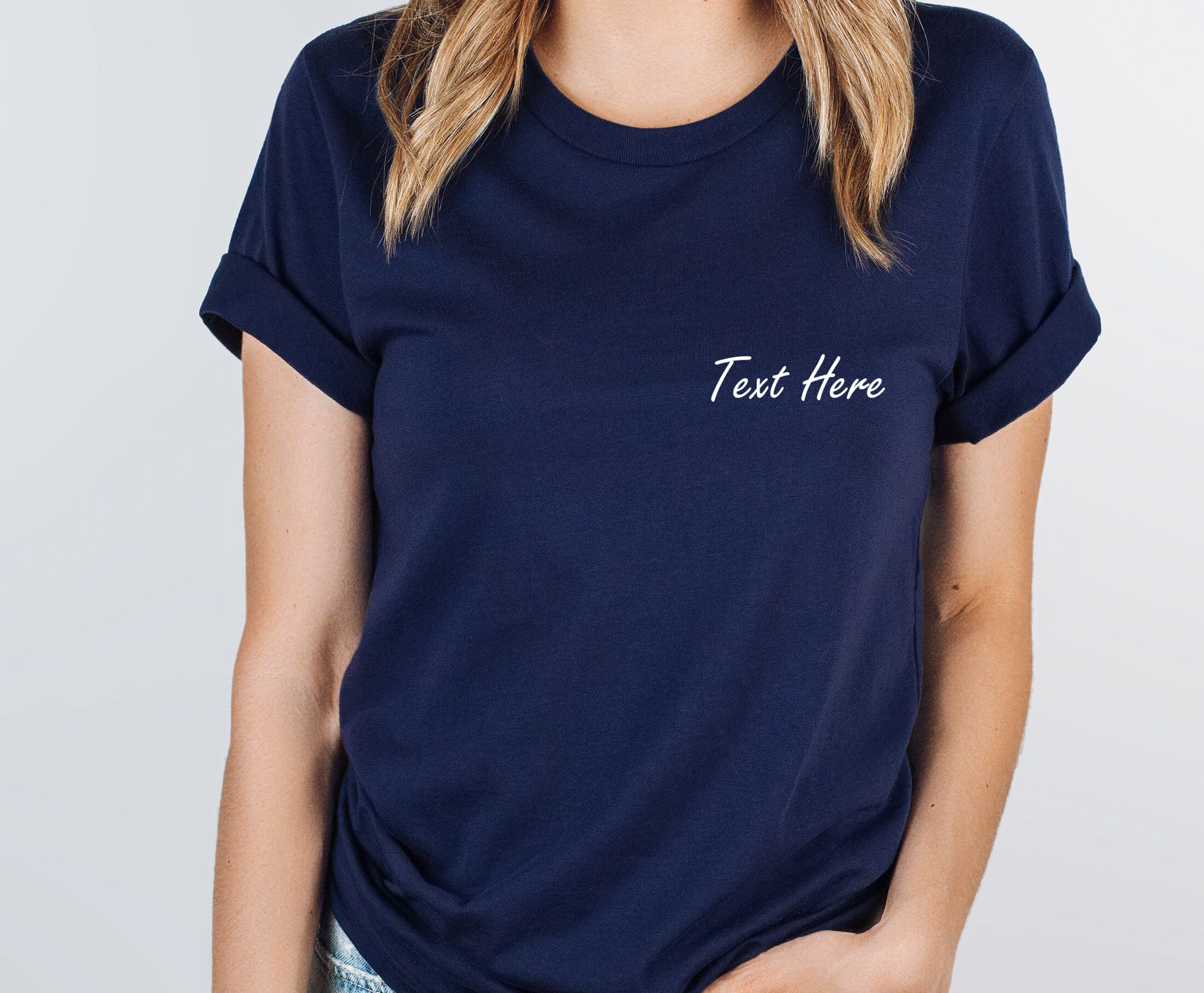 Custom T-shirt, Custom Text Shirt, Personalised T shirt, Your Text Here ...