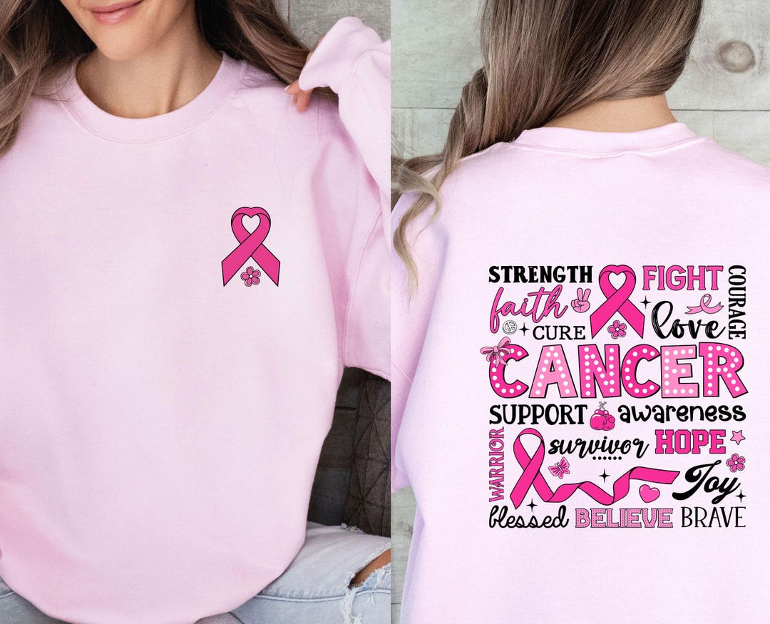 Cancer Sweatshirt, Breast Cancer Jumper, Cancer Surviver Gift, Cancer ...