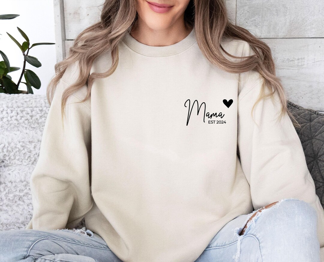 Mama Sweatshirt, Personalised Mum, Personalized Mom, Custom Mom Jumper ...