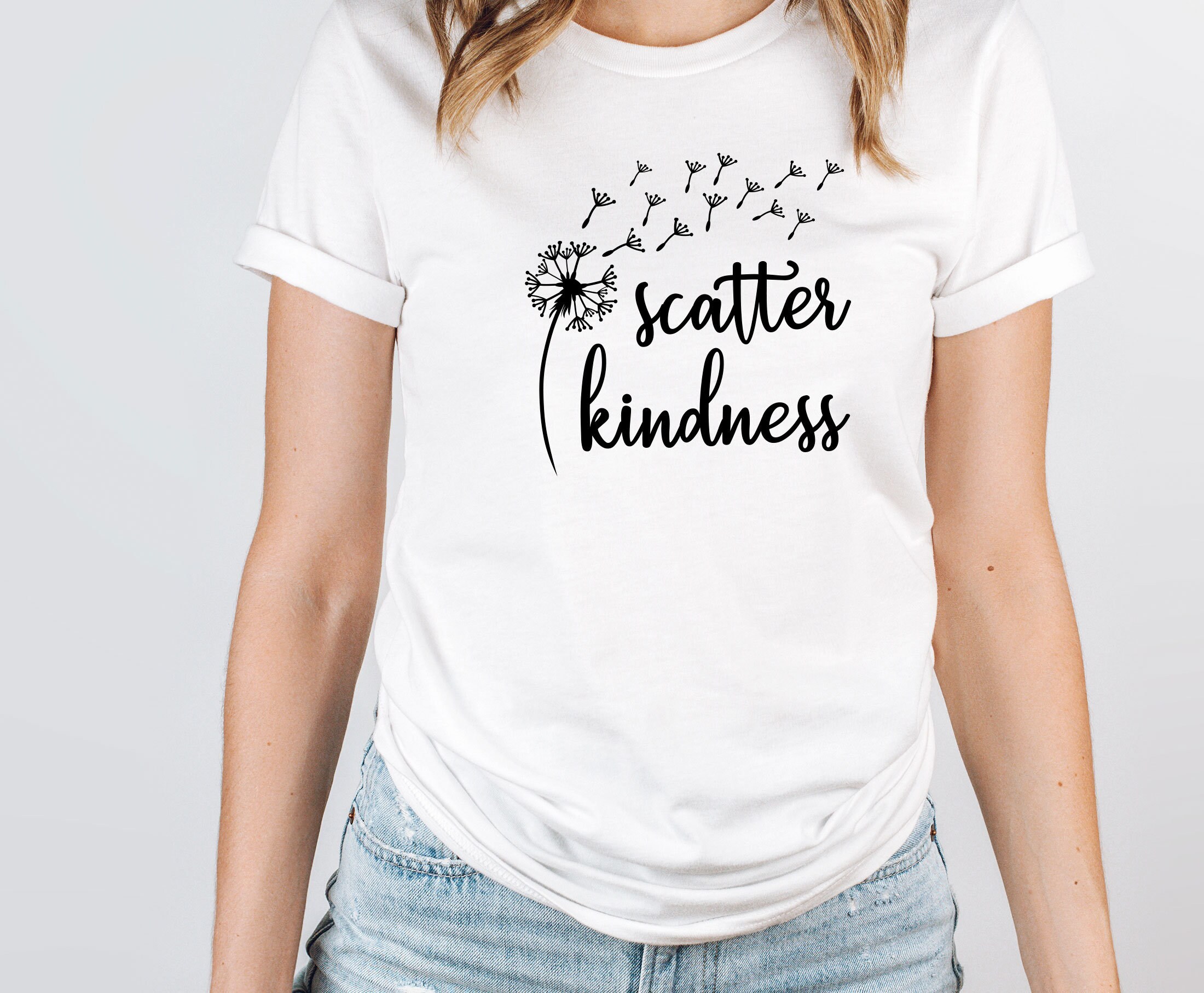 Kindness T-shirt Dandelion Tshirt Be Kind Shirt Kindness - Etsy