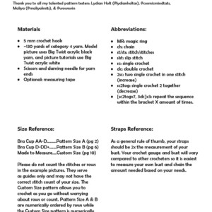 Crochet Bat Corset PDF Pattern - Etsy