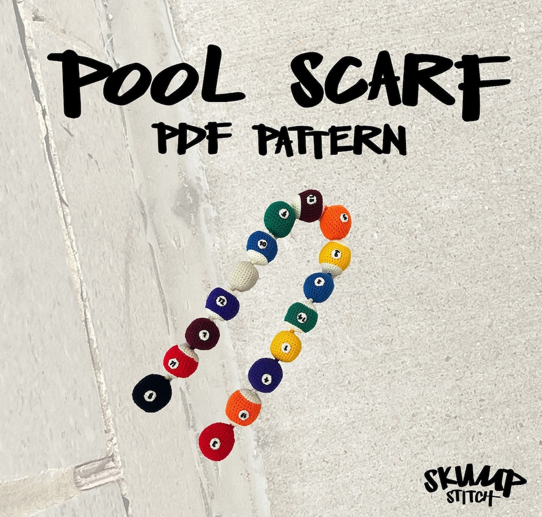 Crochet Pool Scarf Pattern - Etsy