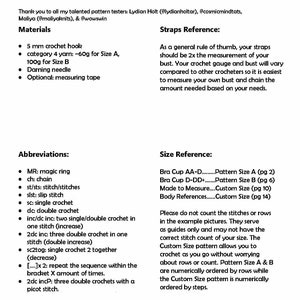 Crochet Bat Corset PDF Pattern - Etsy