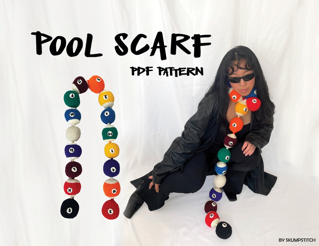 Crochet Pool Scarf Pattern - Etsy