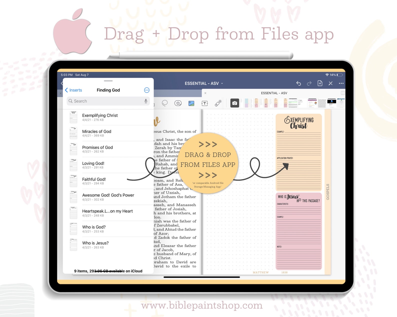Bible Study Inserts Digital Format Bible Stickers Bible - Etsy