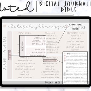 Digital Journaling Bible | ASV | Noted | Bible Journal for Goodnotes ...