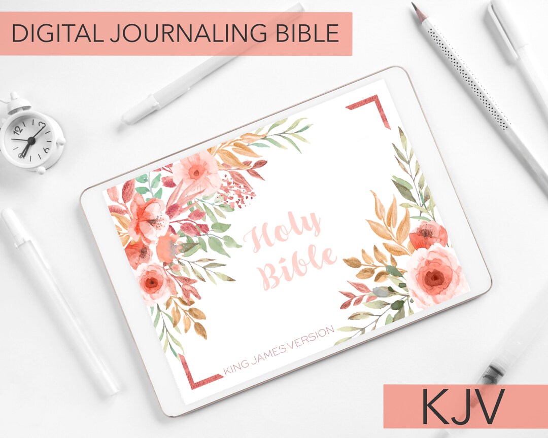 Digital Journaling Bible | KJV | Standard | Bible for Goodnotes ...