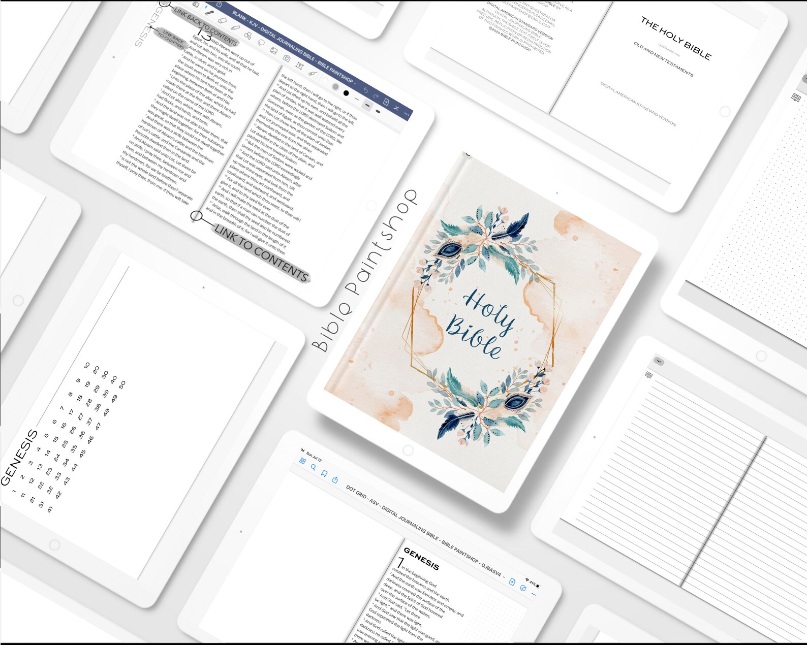 Digital Bible Journal KJV Bible Standard Bible Study - Etsy