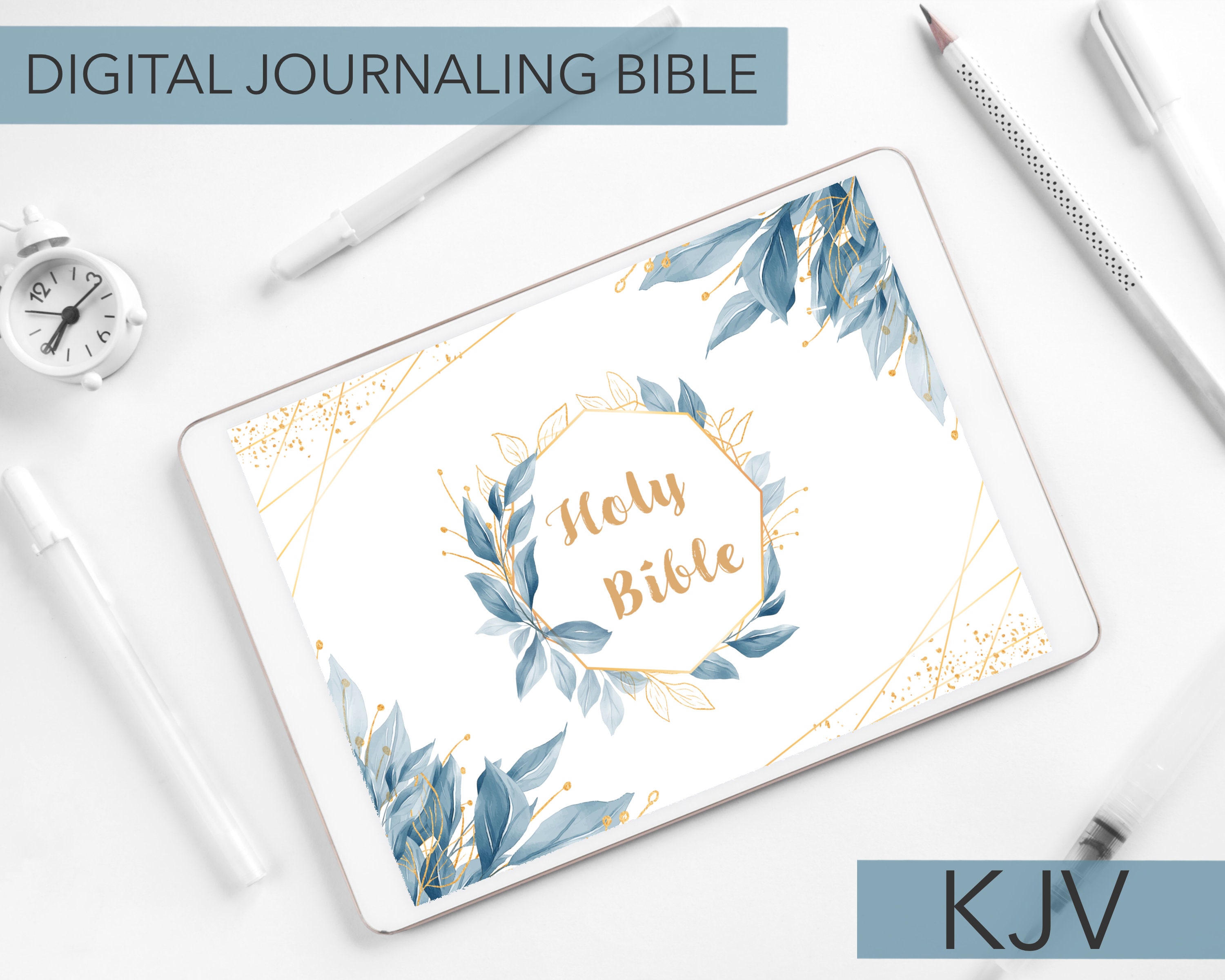 Digital Journaling Bible KJV Standard Bible for - Etsy