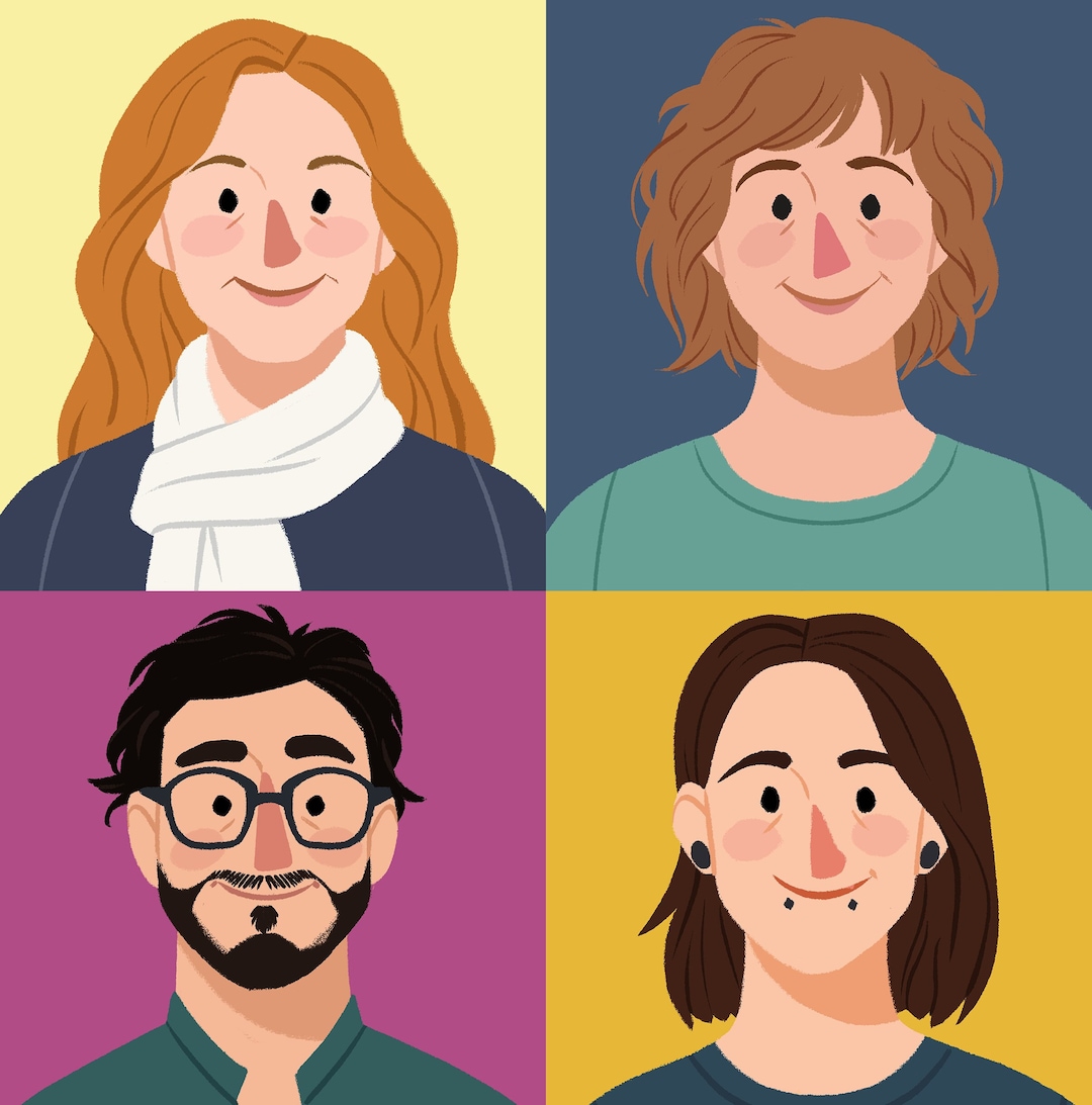 Illustrated Custom Avatars Portraits for Profile Pictures, Social Media ...