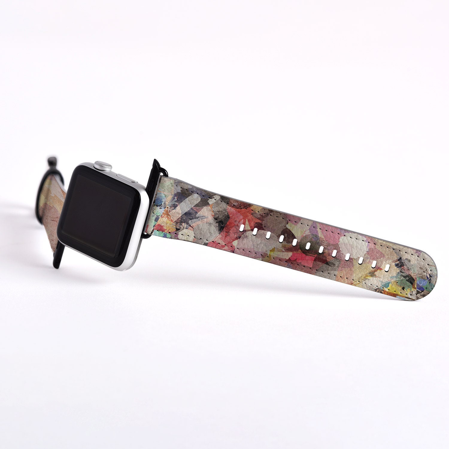 Abstract Painting Apple Watch Band 41mm Women, Apple Watch Strap, White ...