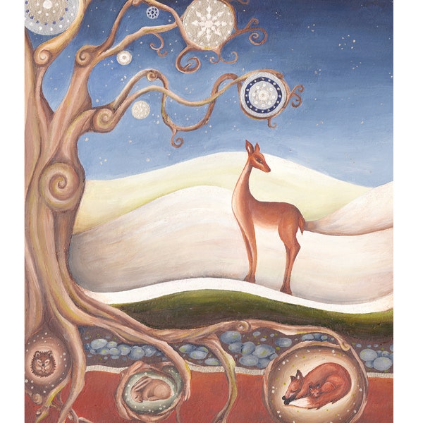 Winter Solstice Art - Etsy