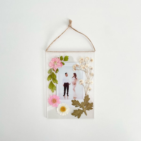Acrylic Flower Photo Frame - Etsy