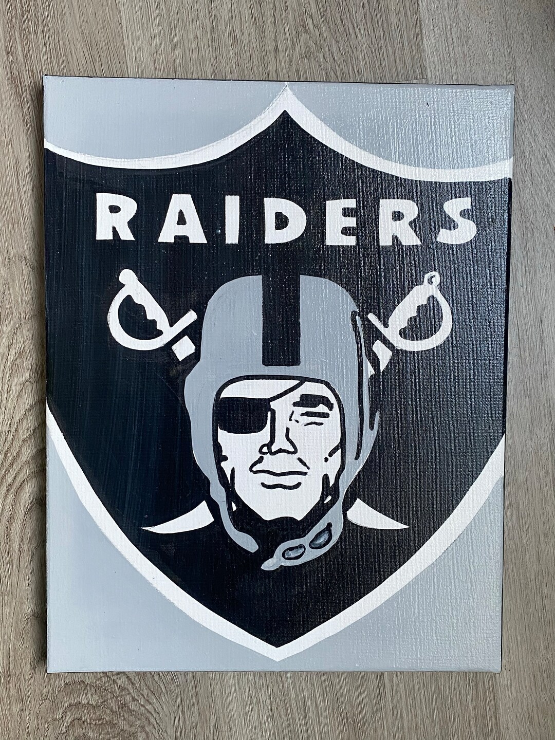 Raiders Football Team Painting - Etsy