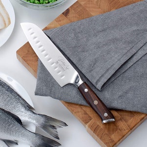 Chef Knife Santoku Knife Cooking Knife Japanese Knife Damascus - Etsy