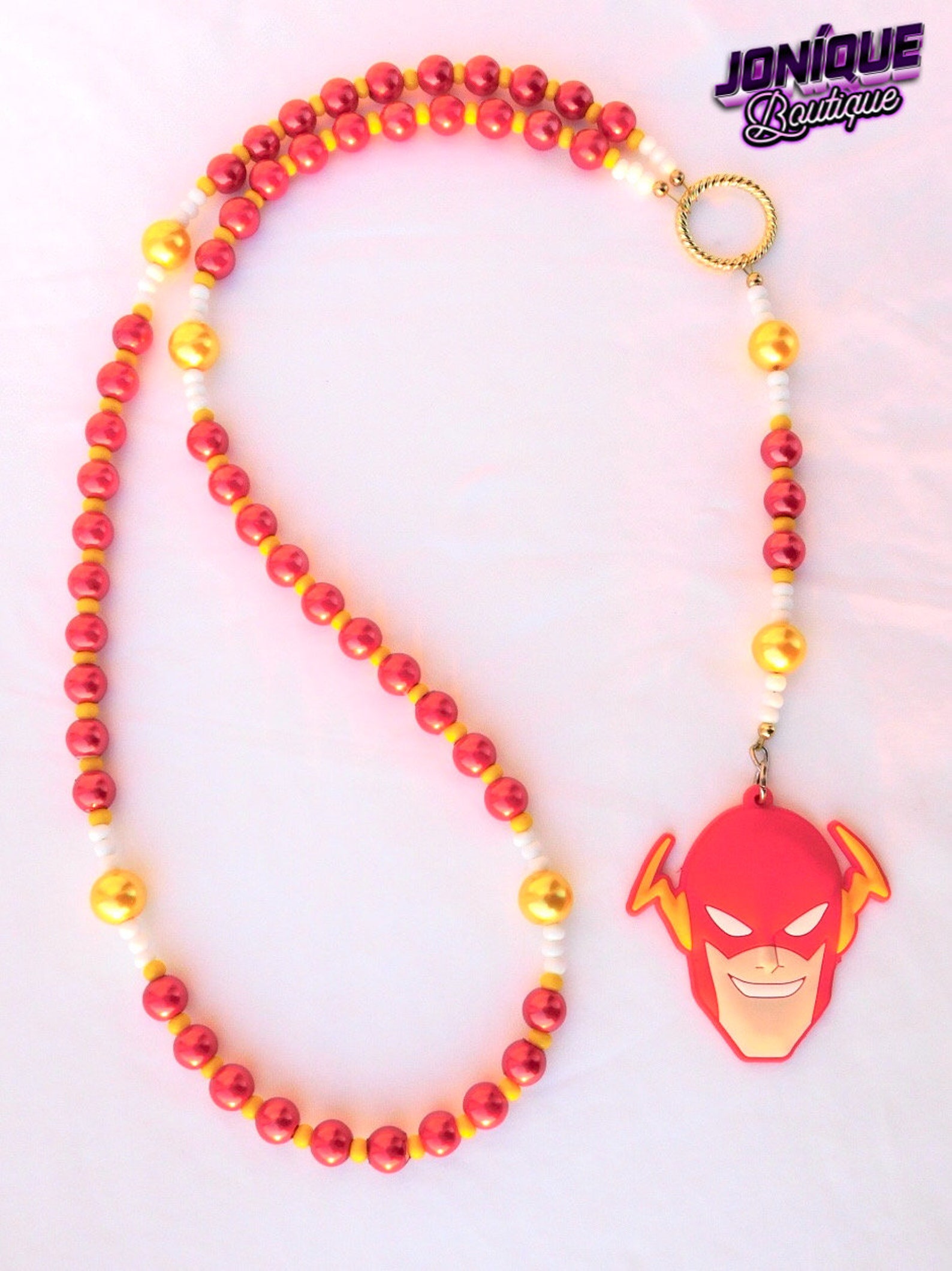 The Flash Necklace, the Flash Rosary, Rosary Style Necklace, Prayer ...