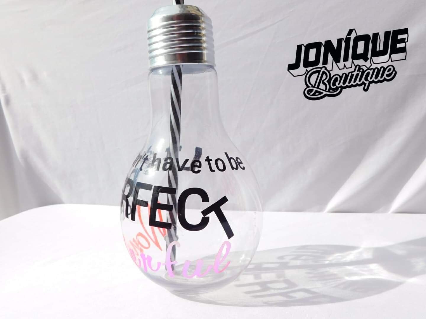 Light Bulb Water Bottle, Cute Water Bottle, Water Bottle - Etsy