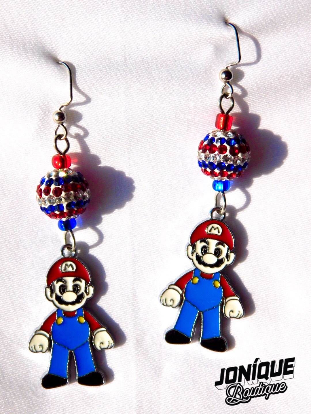 Super Mario Bros Earrings, Mario Earrings, Nintendo Jewelry, Mario ...