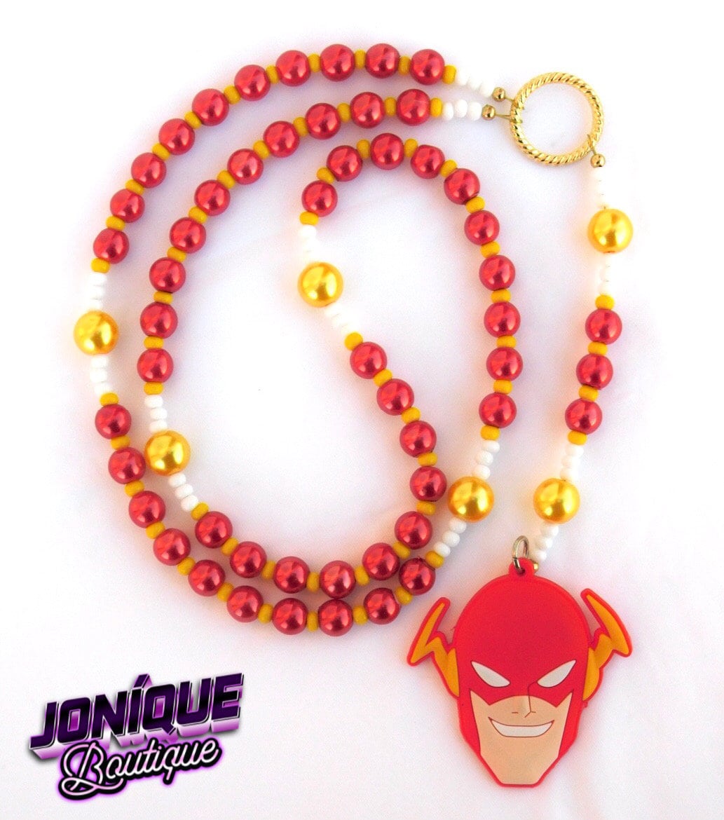 The Flash Necklace, the Flash Rosary, Rosary Style Necklace, Prayer ...