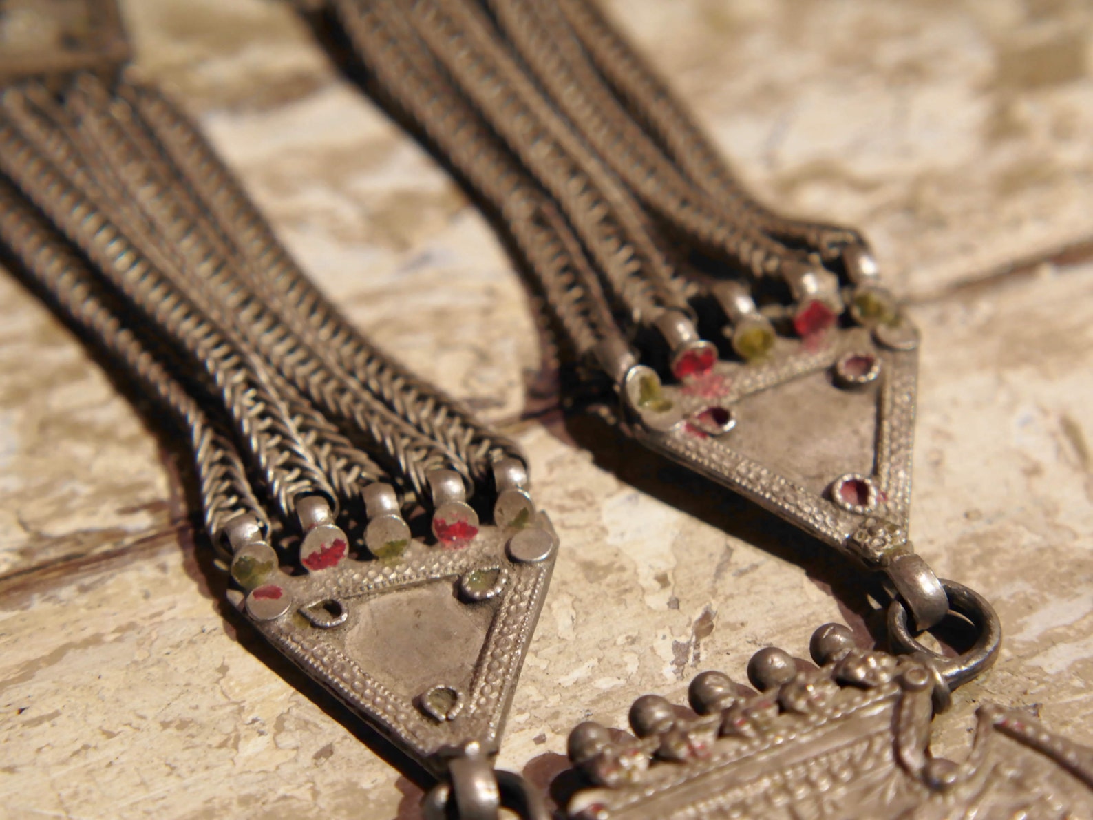 Ancient Indian Necklace With Jantar, Amulet Raj2013 - Etsy Australia