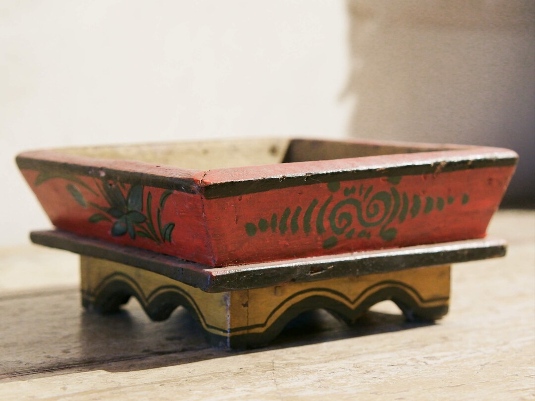 China Basket Centerpiece Chinese Decorated Painted Pocket Emptier Box ...