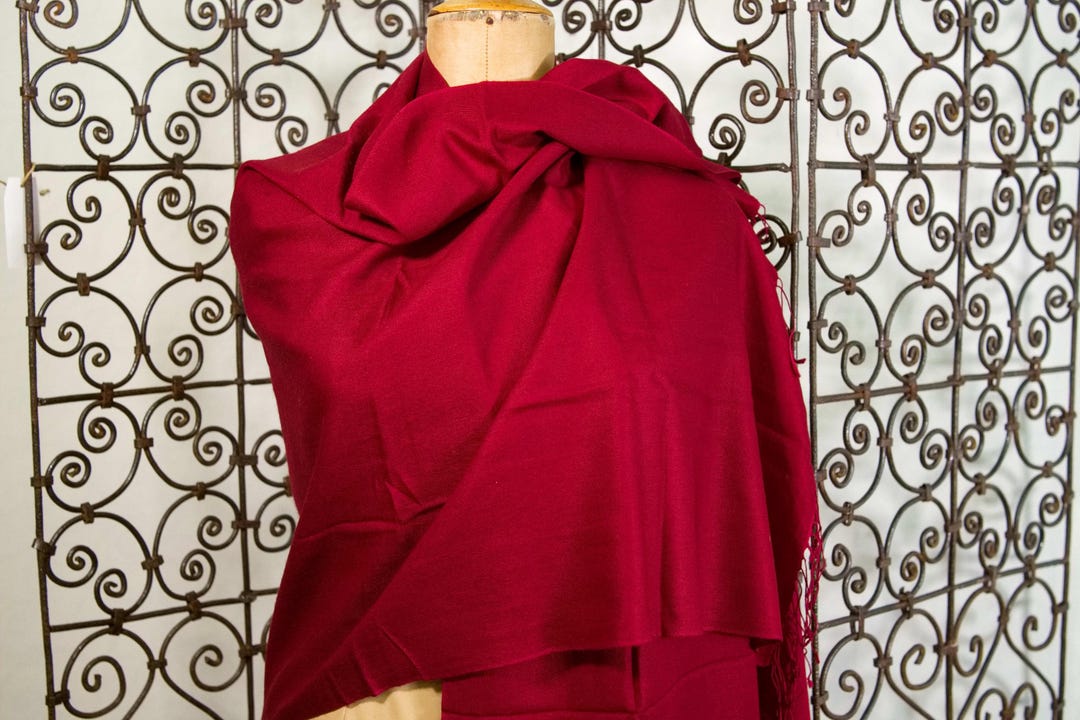 Cashmere Shawl, Indian Wool Silk Scarf, 70/30 Cashmere Pashmina - Etsy